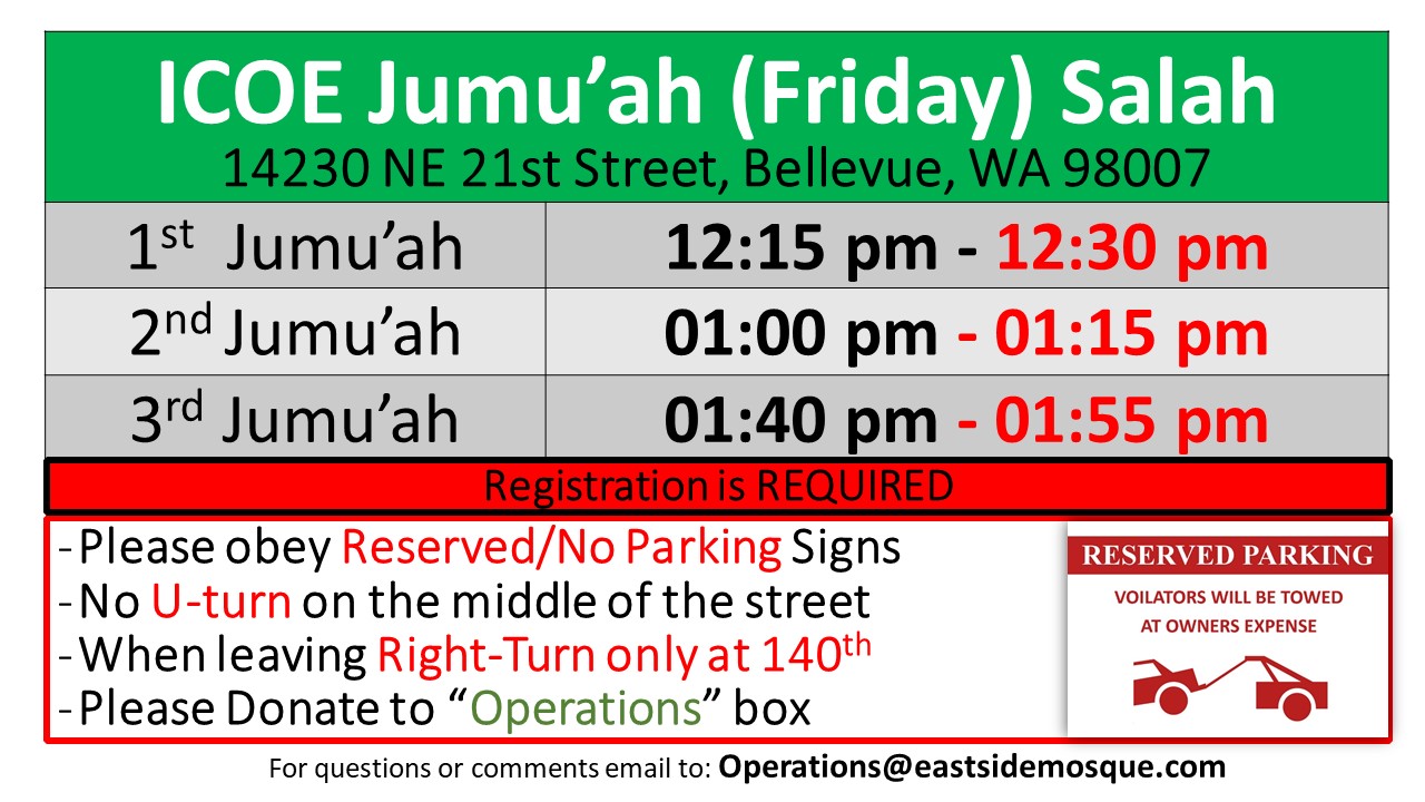 Islamic Center of Eastside (Bellevue Masjid)